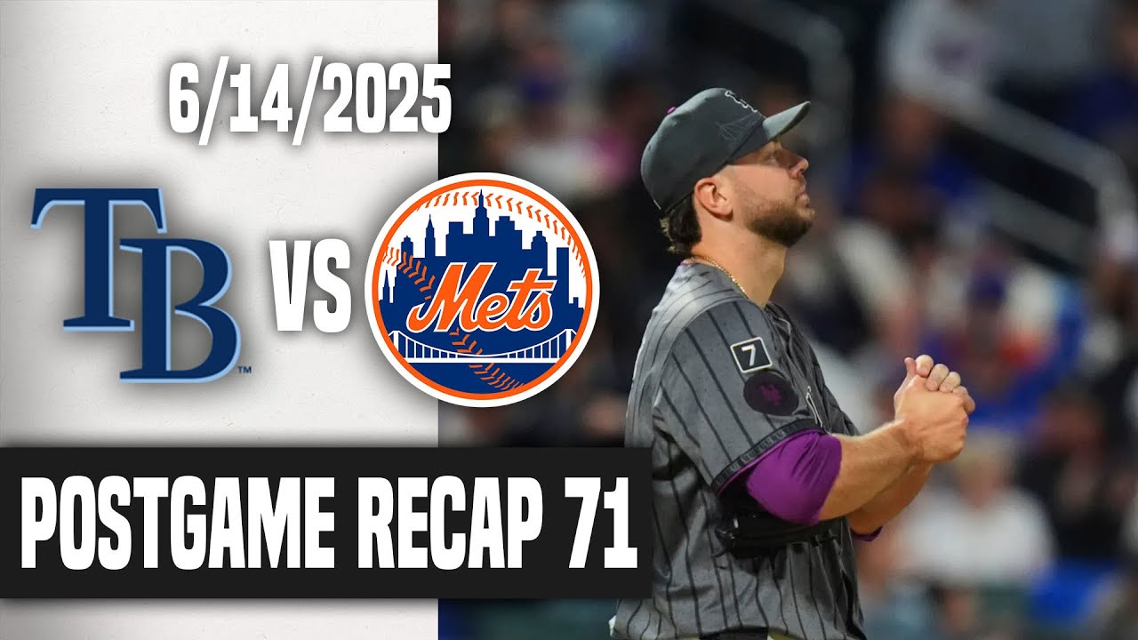 Mets Fan Reaction Game 71 | TB-8 NYM-4! MEGILL WITH A HORRIFIC START VS ...