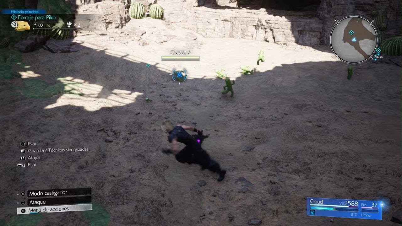 FINAL FANTASY VII REBIRTH - Corel Prison Cactuar Defeated - YouTube