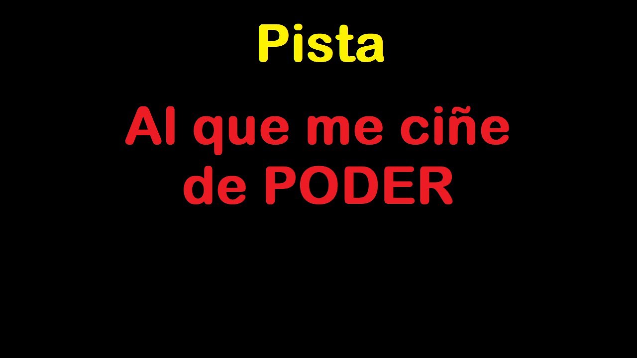 Pista Al que me ciñe de poder AGC - YouTube