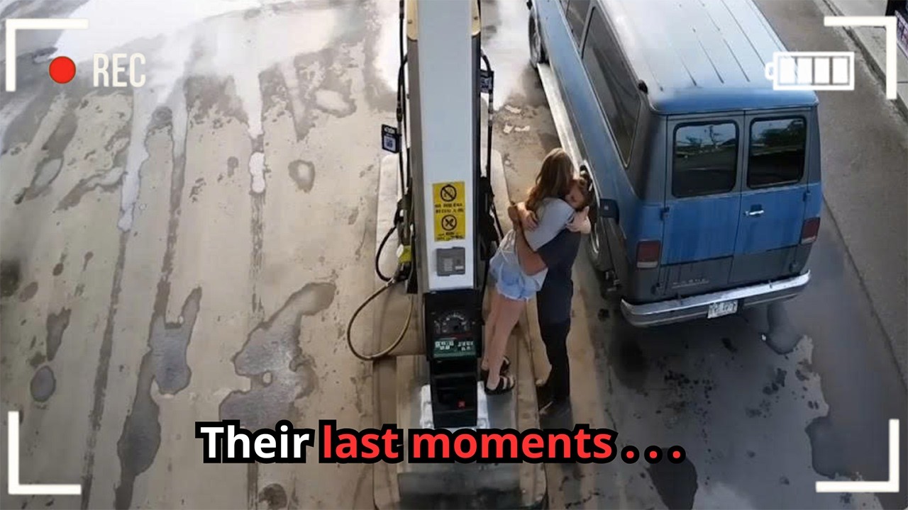 CCTV Captures Couple's Final Moments Before They Vanished Into The ...