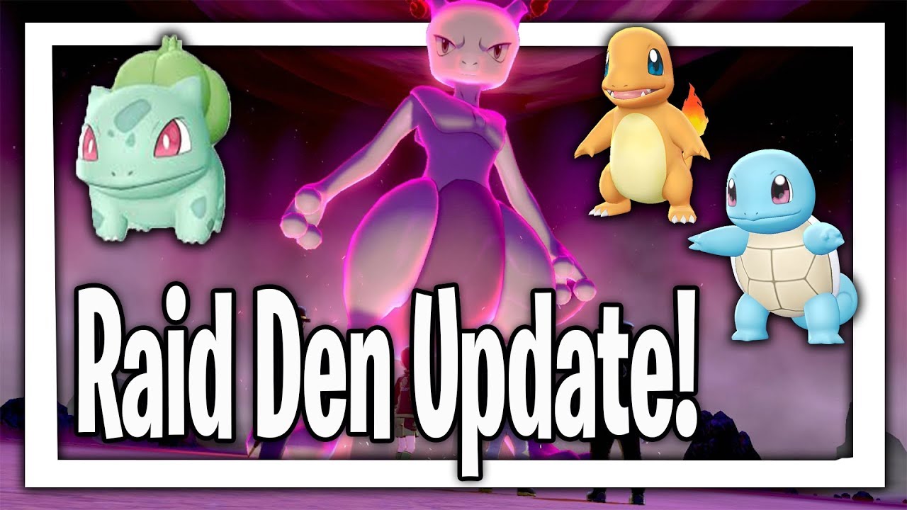 RAID DEN EVENT UPDATE: MEWTWO and GEN 1 START Raids! | Pokemon Sword ...