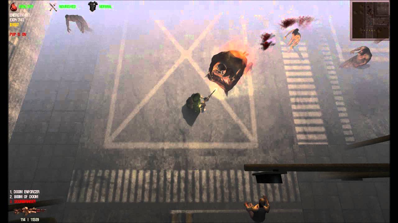 Dead Frontier: Corpse Destroyer vs Flaming Titan - YouTube