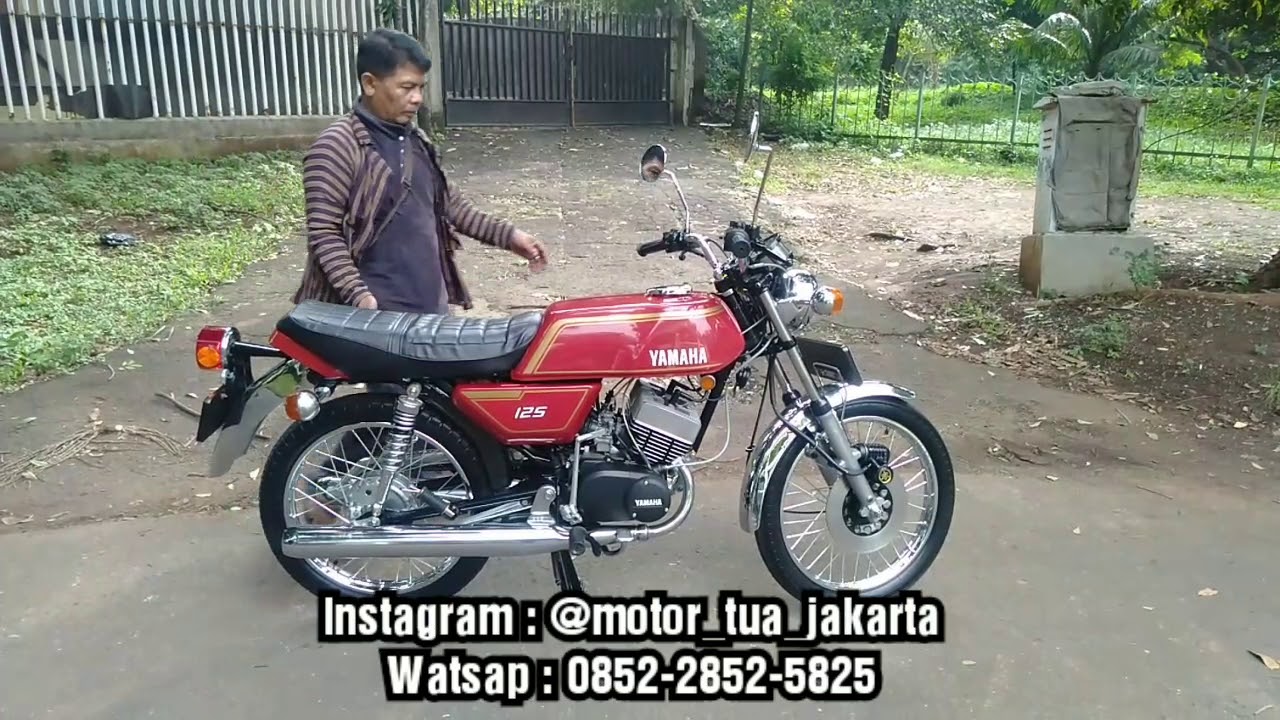 DIJUAL Yamaha RX125 Twin 1976 Red (SOLD) - YouTube