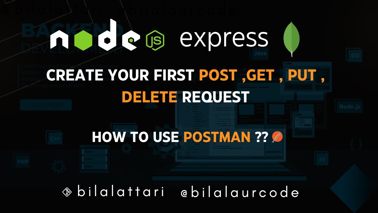 Create REST APIs (POST, GET, PUT, DELETE) and Use Postman - YouTube