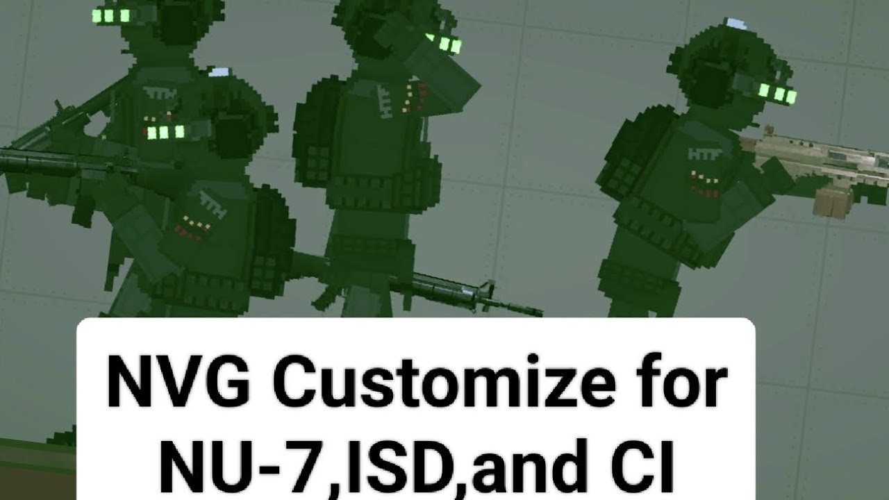 NVG Down Customize for NU-7,ISD,and CI.Melon Playground/Sandbox,#scp # ...