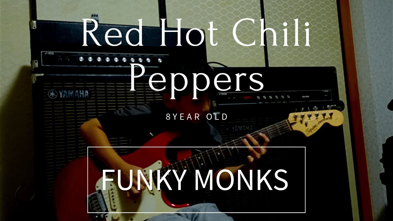 Red Hot Chili Peppers Funky Monks cover 8year old - YouTube