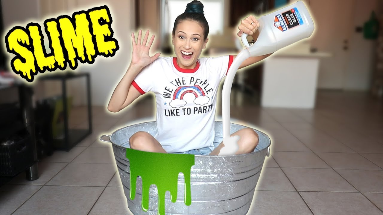 MEGA SLIJM MAKEN TERWIJL IK IN DE KOM ZIT! || Slime Sunday - YouTube