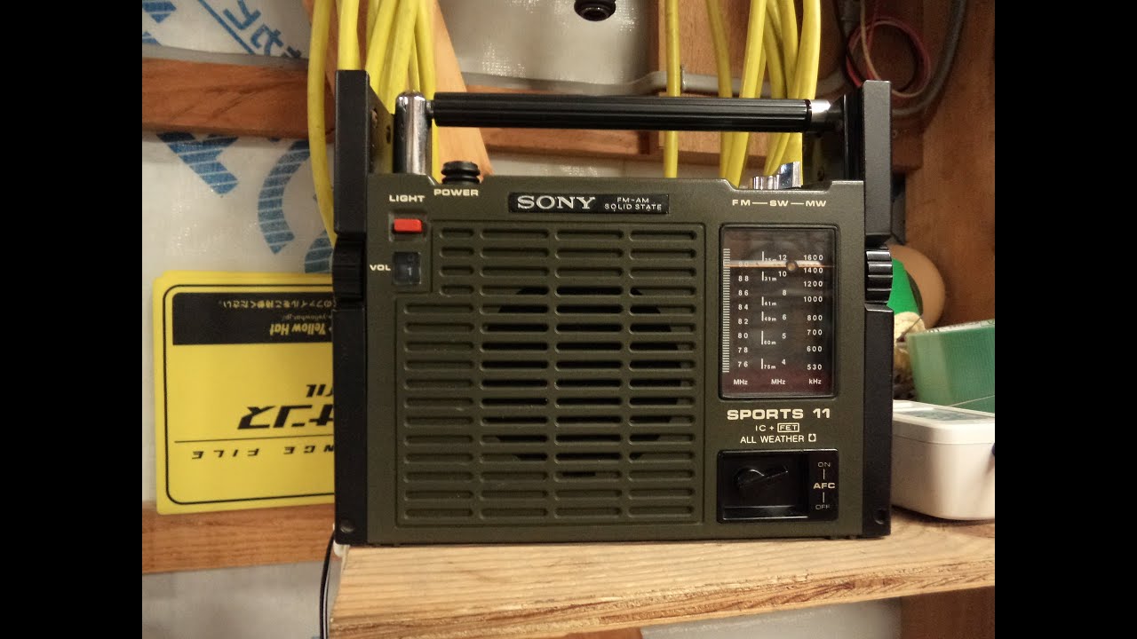 SONY SPORTS11 【ICF-111】 - YouTube