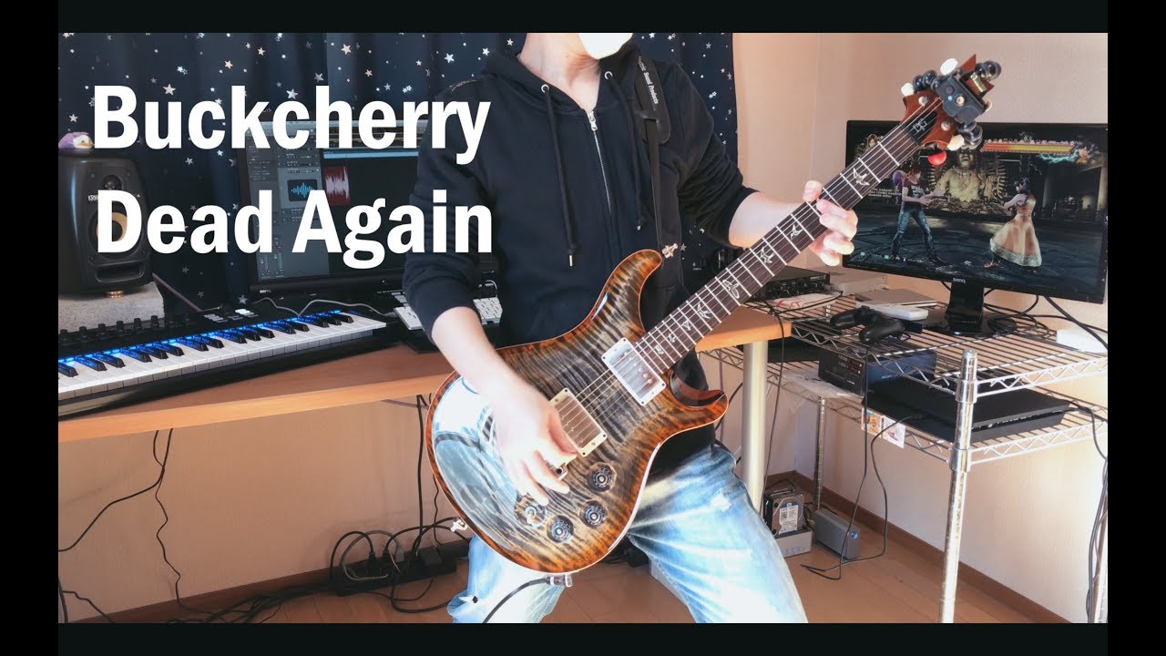 Buckcherry - Dead Again[GUITAR COVER] [INSTRUMENTAL COVER] with SOLO by ...