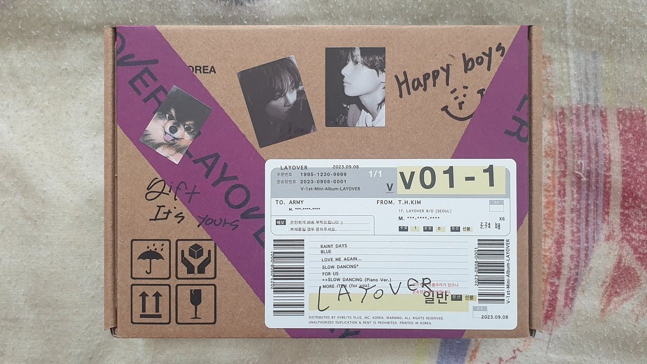 V - Layover (Version C) CD UNBOXING - YouTube