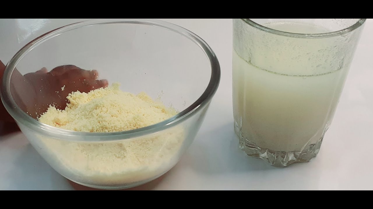 1 ingredient easy milk powder |easy home made milk powder - YouTube