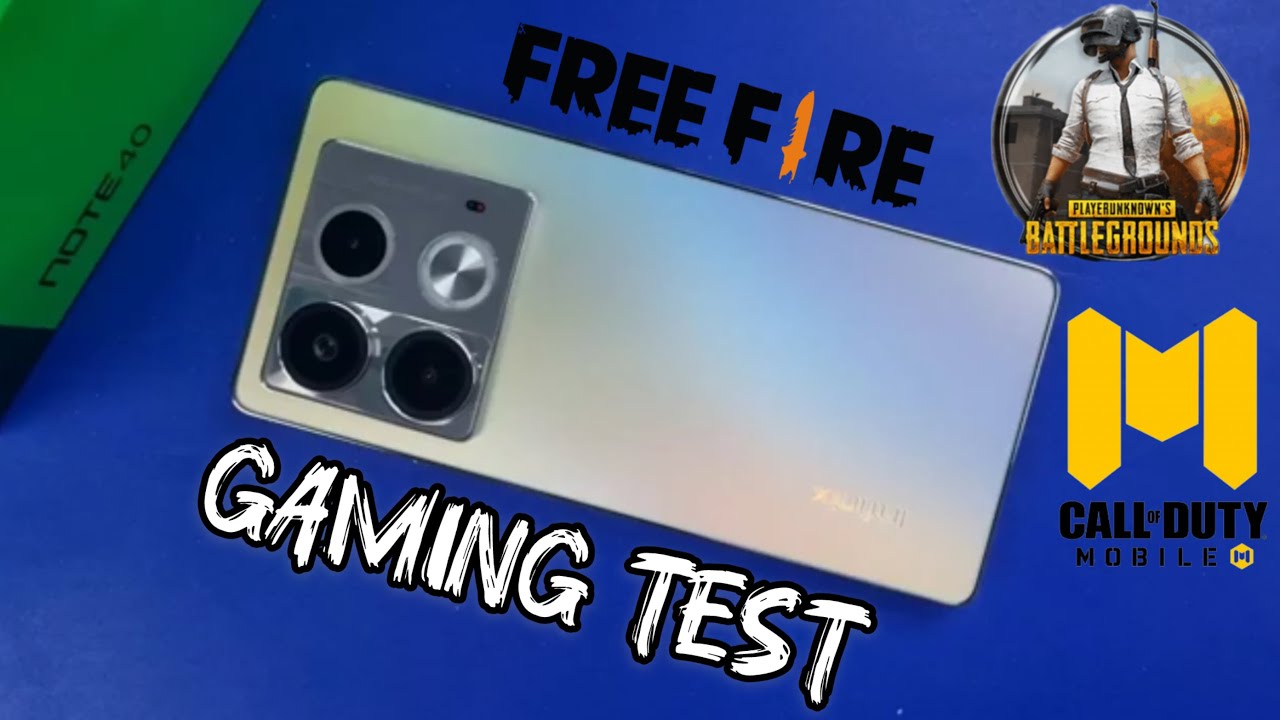 Infinix Note 40 Gaming Test | PUBG MOBILE | CALL OF DUTY | FREEFIRE ⚡️ ...