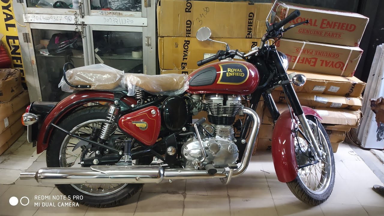 Classic 350 Chestnut ABS - LAUNCHED - YouTube