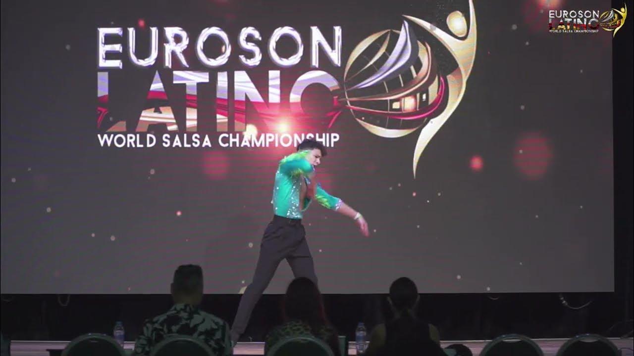 Radu Manole Euroson Latino 2022 | Salsa Solo Amateur category - YouTube