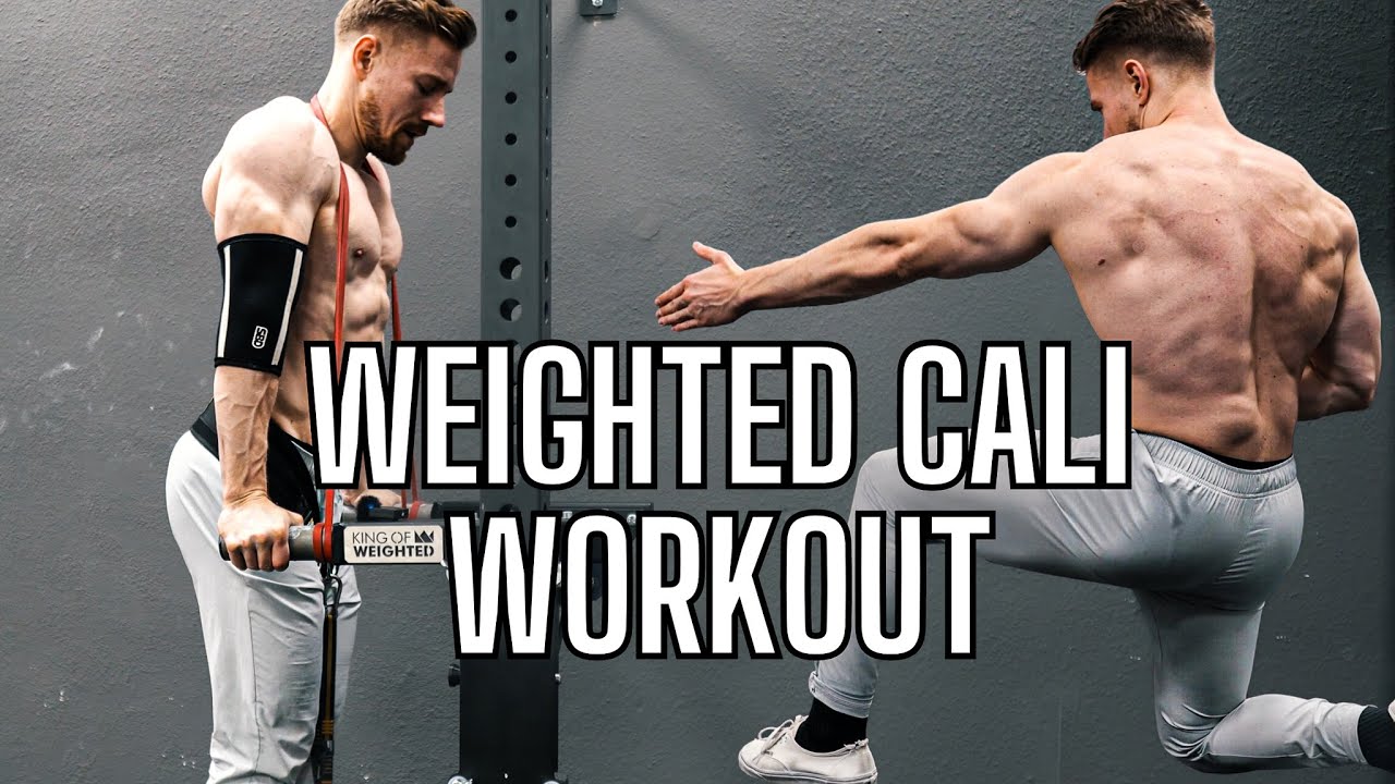 Weighted Calisthenics Training - YouTube