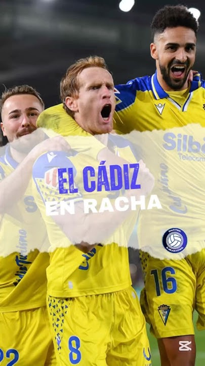 El Cádiz está en racha 🟡 #futbol #cadiz #cadizcf #ligahypermotion #cádiz #fali #segundadivision ...