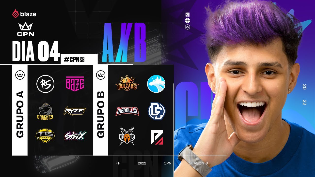 CPN SEASON 8 🏆 GRUPO A x B 💜 CRIAS - DOLLARS - FAZ O P 💜 - YouTube