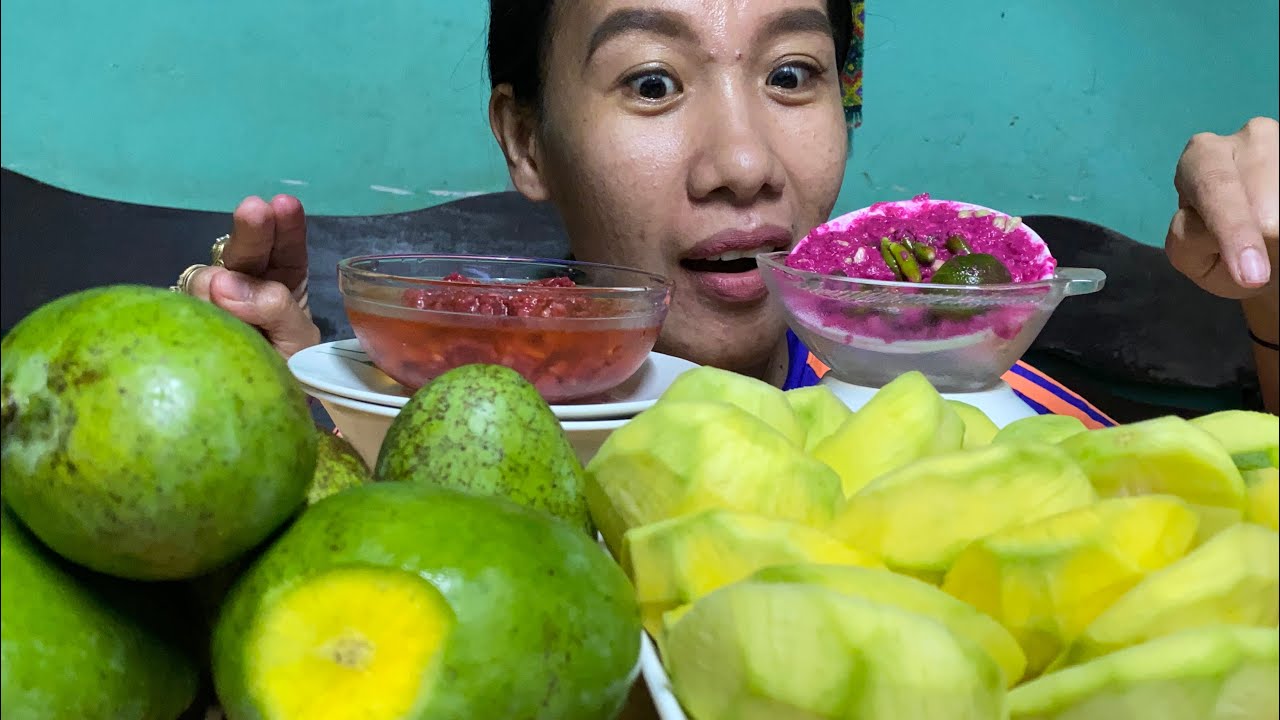 MANGGANG HILAW WITH SPICY BAGOONG ALAMANG I SIMPLENG PINOY - YouTube