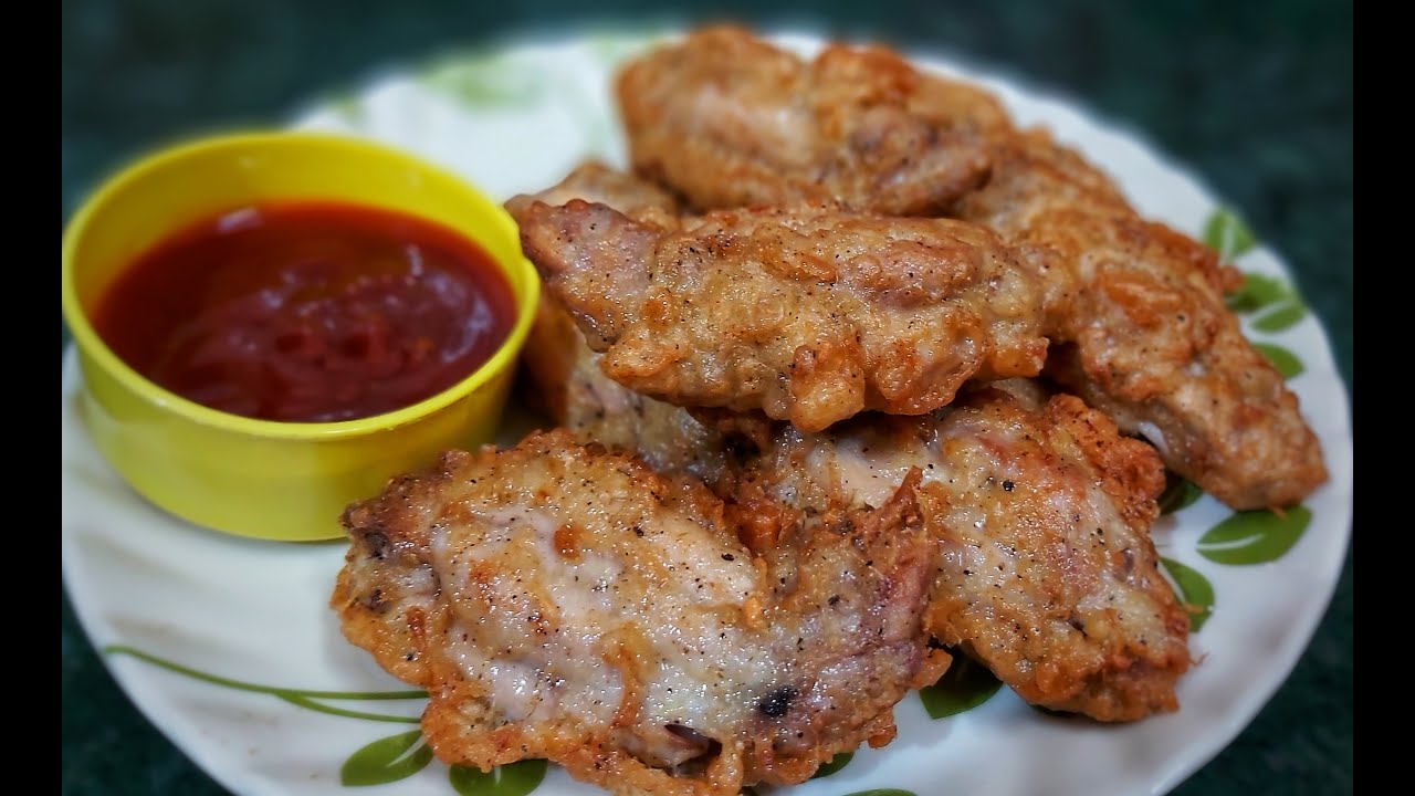 Chicken Wings Fry | Quick & Easy Chicken Wings | Party Starter Recipe ...