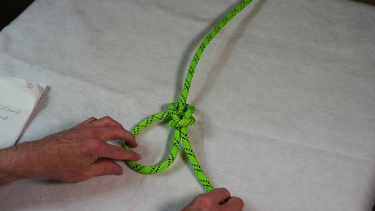 VRT Rope Rescue Manual Chapter 2 - Outside Bowline - YouTube