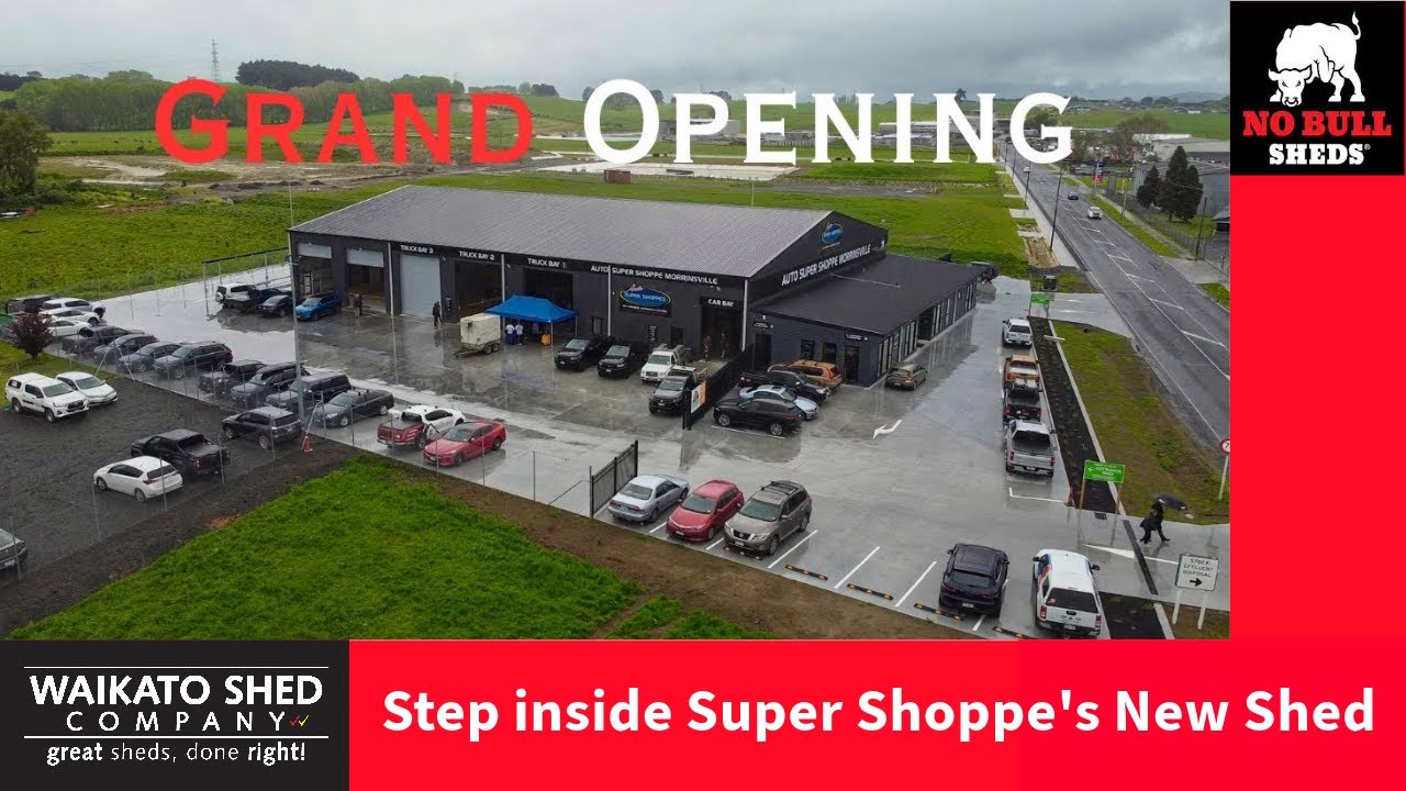 Auto Super Shoppe Morrinsville Grand Opening Tour - YouTube
