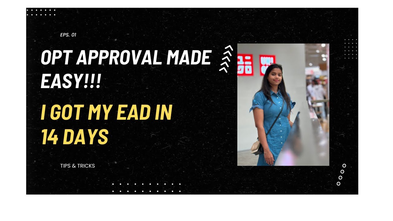 OPT Application Process Explained 2025 | MS in USA | USATeluguVlogs - YouTube