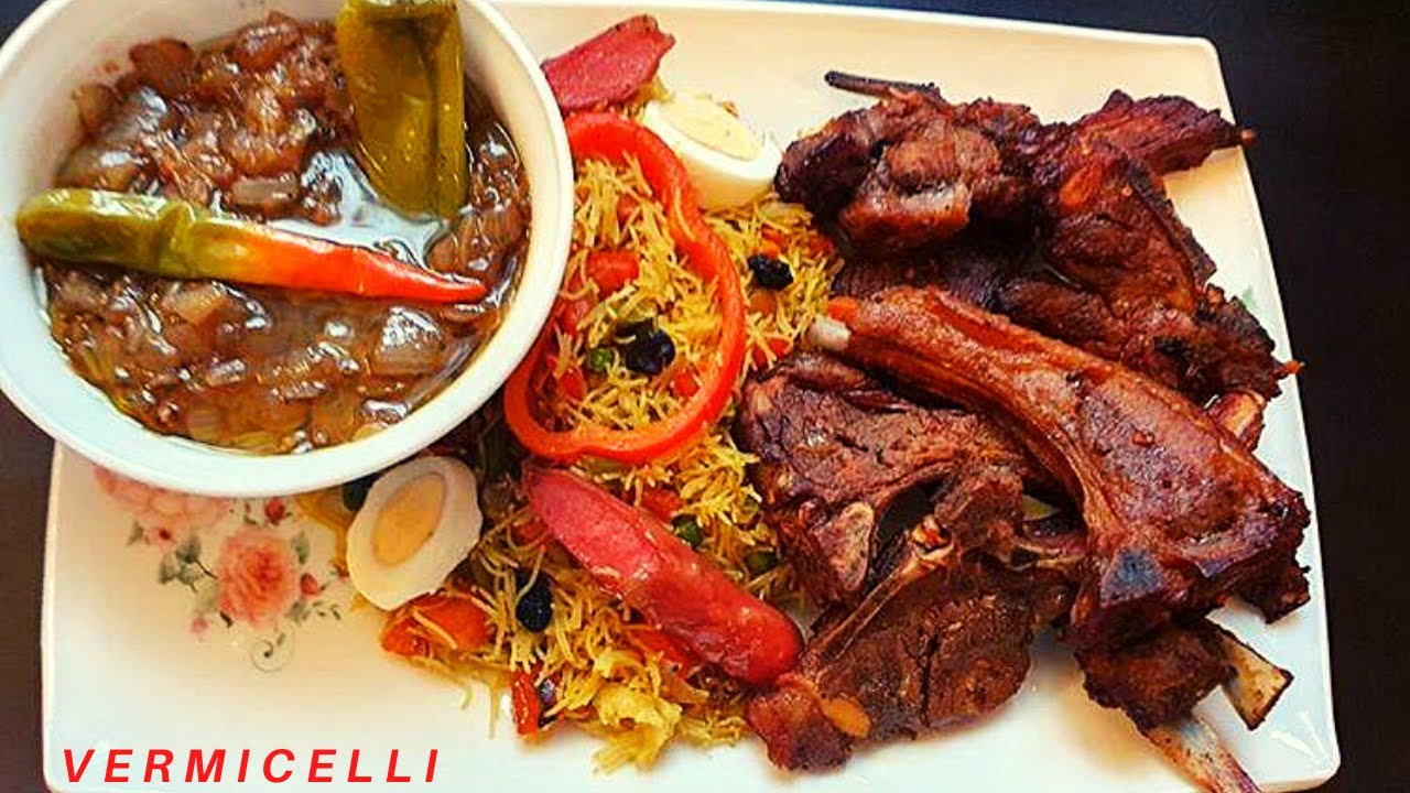 HOW TO COOK VERMICELLI AND LAMB // GAMBIAN FOOD - YouTube