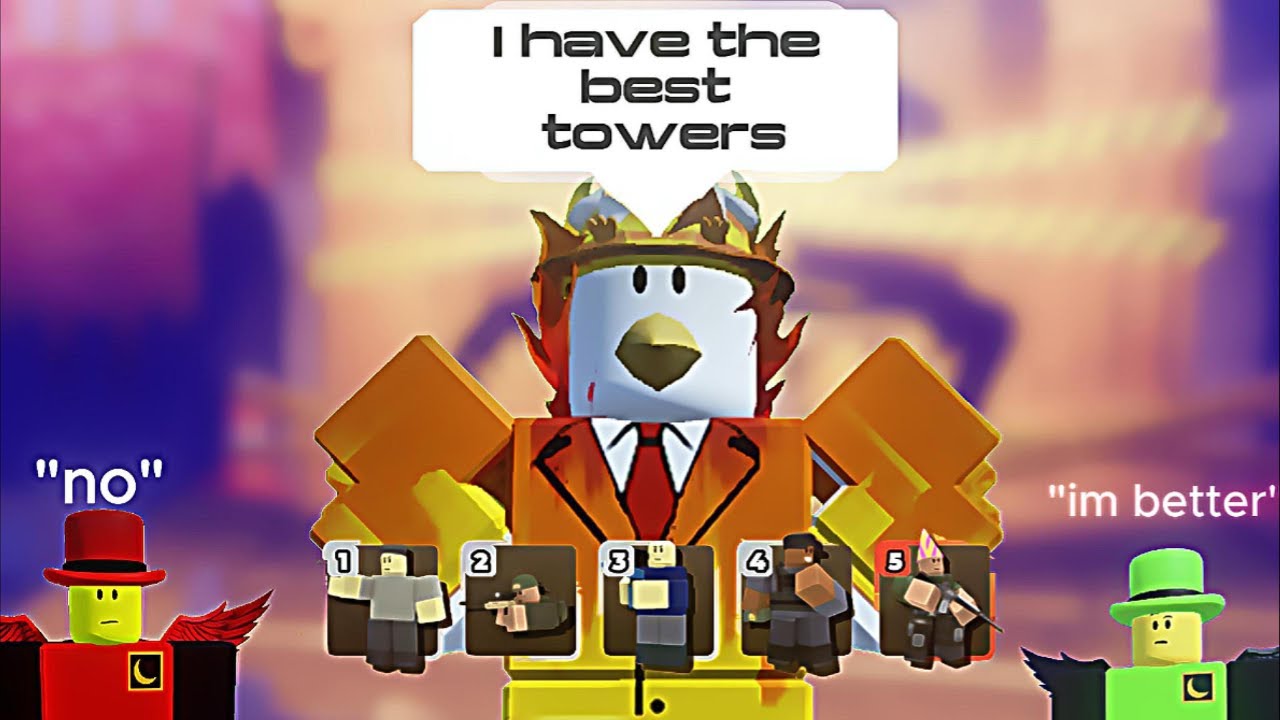 ROBLOX tower defense simulator[MEMES] - YouTube