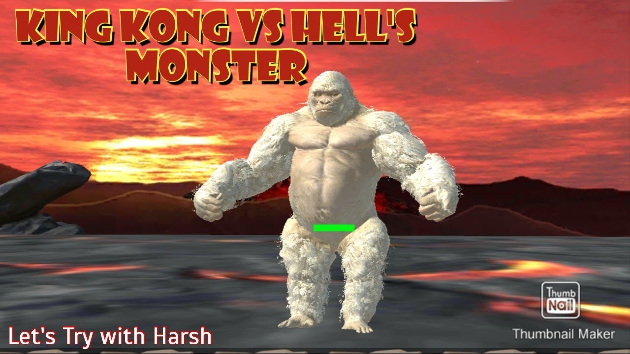Kong Big Brother vs Hell's Monster In Animal Revolt Battle Simulator ...