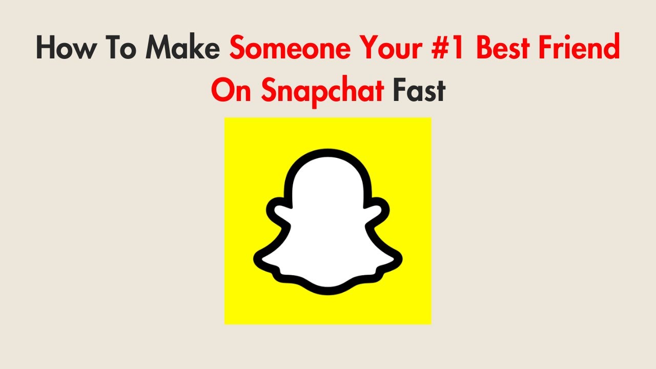 How To Make Someone Your #1 Best Friend On Snapchat Fast - YouTube
