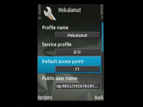 Mokalamat SIP Settings
