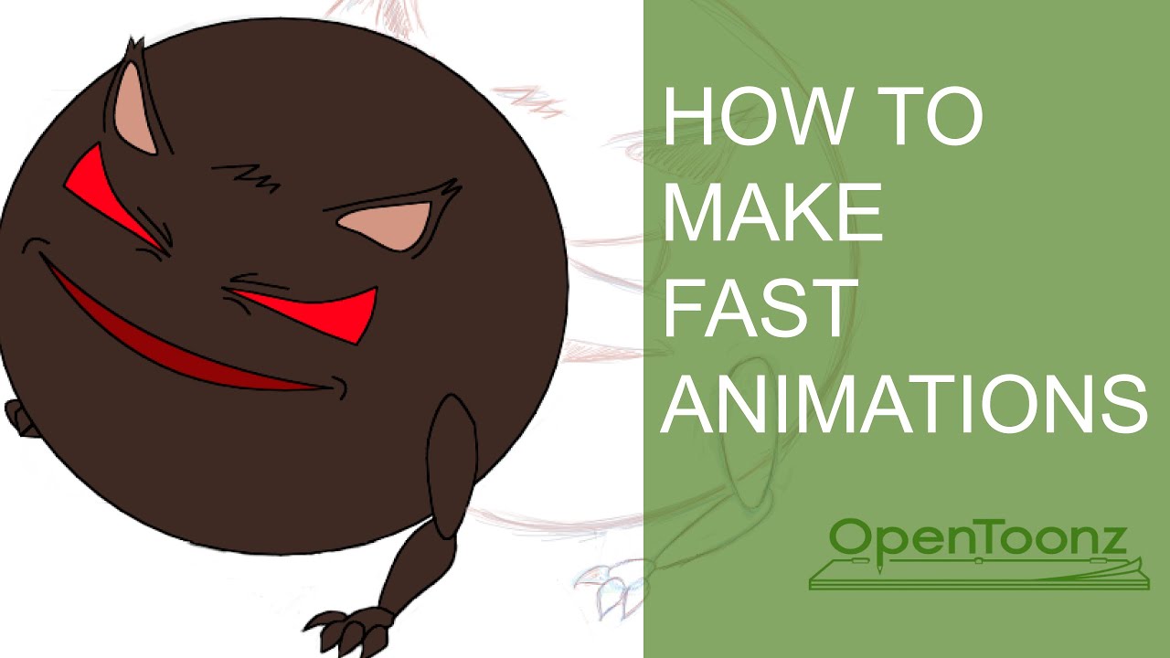 How to Make Fast Animations - OpenToonz - YouTube