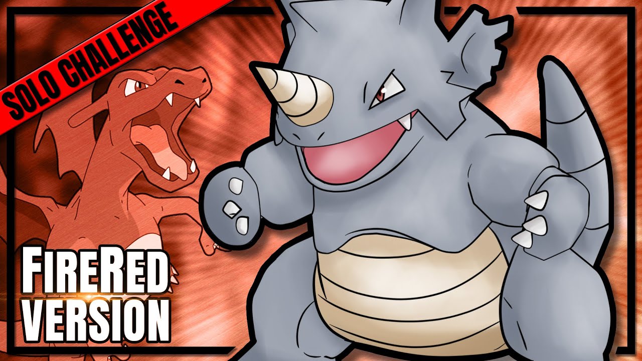 Rhydon-Line Solo Challenge - Pokemon FireRed - YouTube