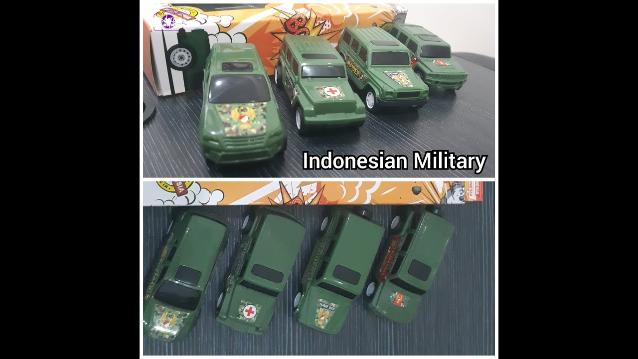 Mainan Mobil Tentara {Indonesian Military) - YouTube