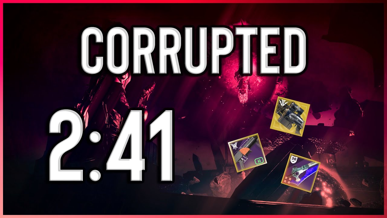 Corrupted [2:41] Fireteam WR Speedrun - YouTube