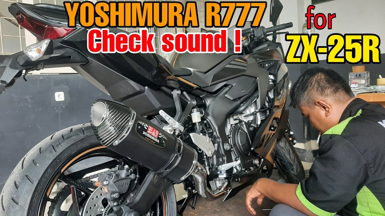 Check Sound Dan Harga YOSHIMURA R777 For New ZX-25R - YouTube