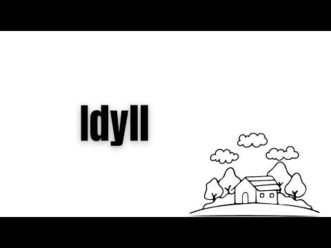 what is idyll in literature?|#englishliterature - YouTube
