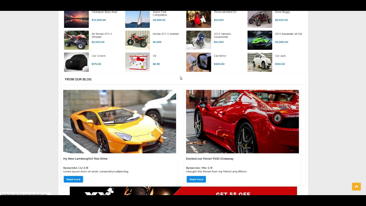 Bazar Theme - Setting up the widgets - YouTube