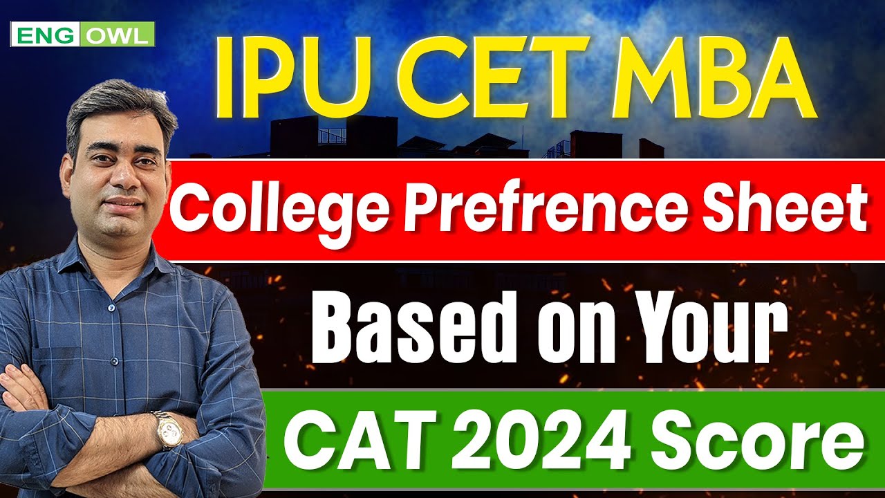 IPU CET MBA | College Preference Sheet Based on CAT 2024 | IPU MBA ...