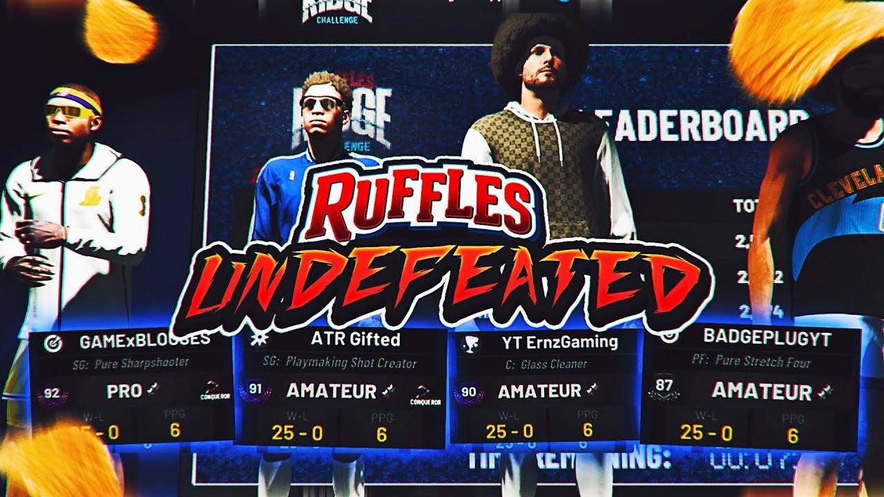 I WENT UNDEFEATED IN RUFFLES FOR UNLIMITED BOOSTS IN NBA 2K19 DID I WIN ...