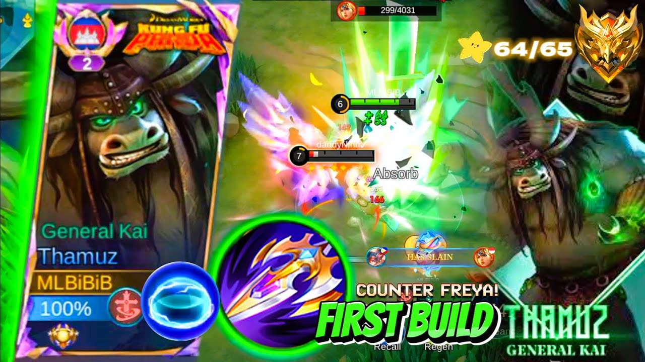 Best Build 4Counter Freya! | The Amazing Thamuz vs Freya exp lane ...