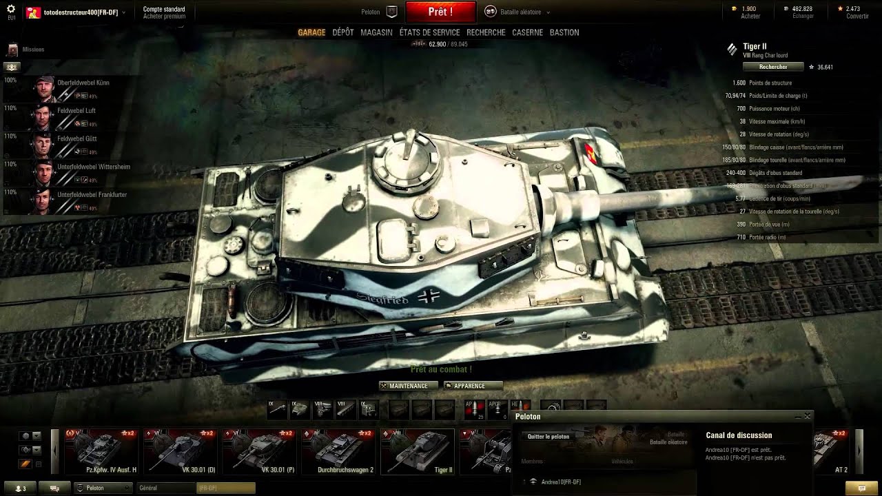 World Of Tanks /WoT\ Tiger II vidéo détente/review partie #2 - YouTube