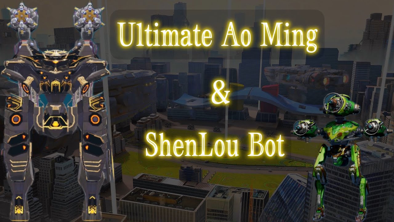 NEW SHENLOU BOT AND ULTIMATE AO MING | War Robots Test Server - YouTube