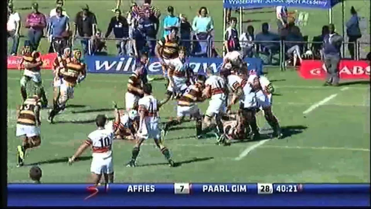 Paarl Gimnasium Rugby Dieter Leicher - YouTube