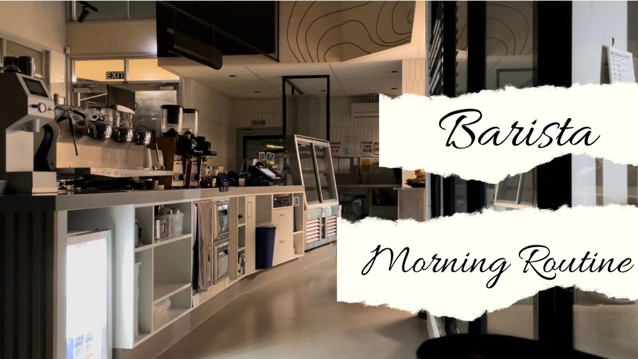 BARISTA MORNING ROUTINE || Working at the busiest cafe in Auckland ...