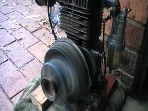 Running villiers MK 15 engine - YouTube