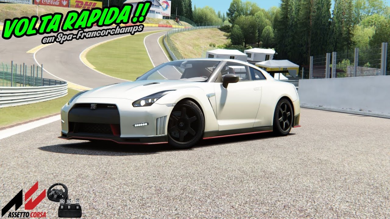 VOLTA RAPIDA EM SPA FRANCORCHAMPS DE NISSAN GTR | ASSETO CORSA - YouTube