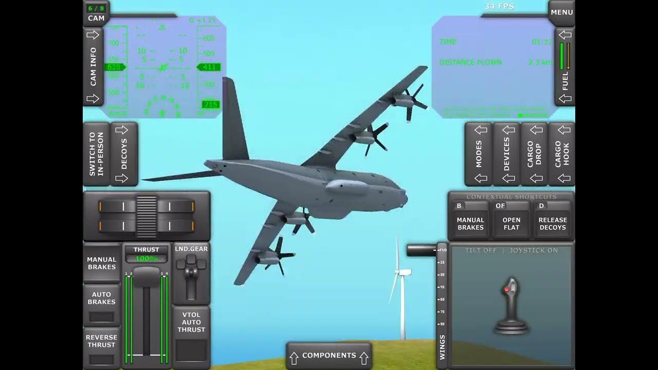 Turboprop Flight Simulator - New Update 1.32 New MV-40 Review - YouTube