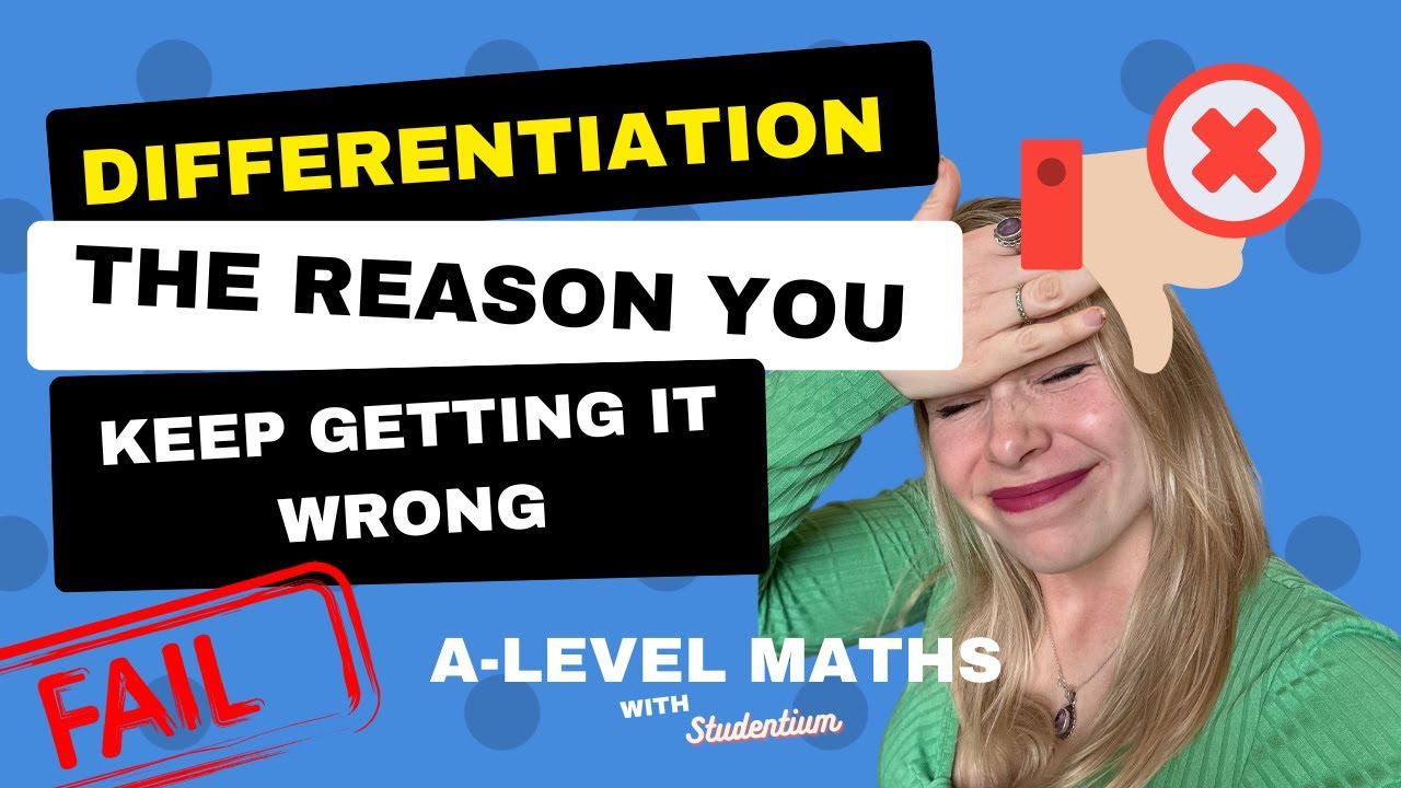 How To Get Top Marks in Differentiation Exam Questions! A-level Edexcel ...