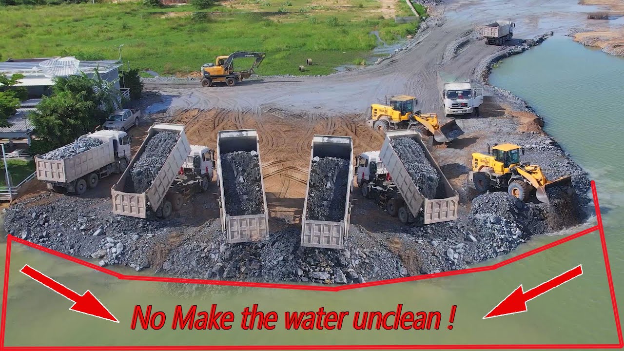 EP 211/No Make the water unclean ! Wheel Loader in Sand , SHACMAN Truck ...